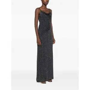 Missoni Zigzag Knit Evening Dress - Blue