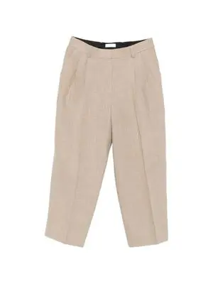 TOTEME Linen Trousers - Multicolor