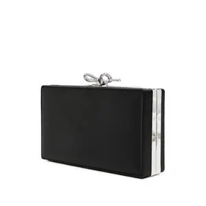 SELF-PORTRAIT Crystal Embellished Box Clutch Bag