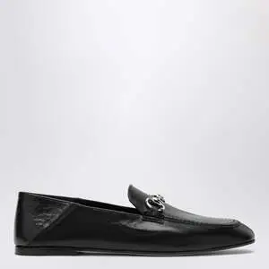 Gucci Jordaan Soft Horsebit Leather Loafers - Black