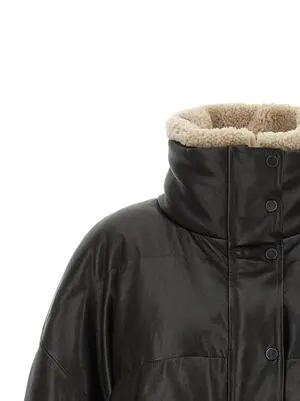 Brunello Cucinelli Padded Leather Jacket