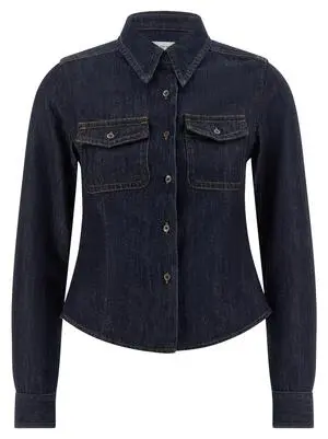 Dries Van Noten Cellie Den Shirt - Blue