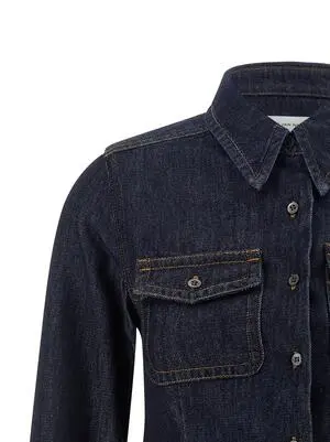 Dries Van Noten Cellie Den Shirt - Blue