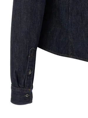 Dries Van Noten Cellie Den Shirt - Blue