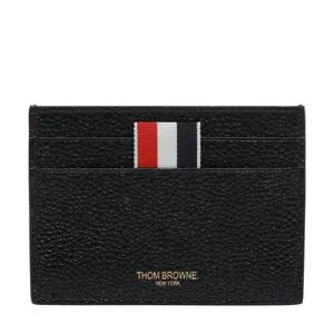 Thom Browne Logo Cards Holder - Black
