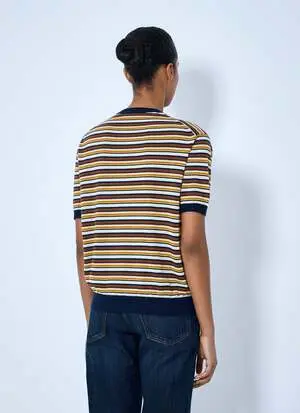 Prada Striped Knit T-shirt