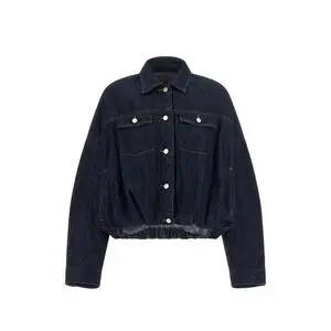 Dries Van Noten Oversized Denim Jacket - Blue