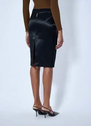 Saint Laurent Cassandre Pencil Skirt