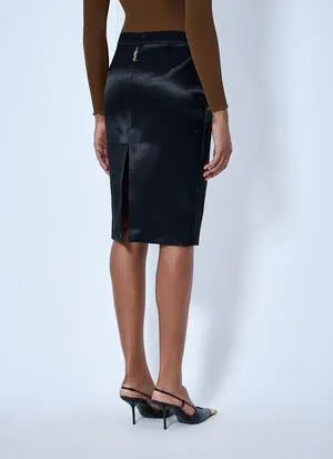 Saint Laurent Cassandre Pencil Skirt