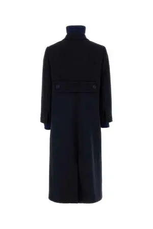 Prada Navy Wool Coat