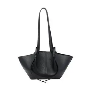 Yuzefi Calf Leather Shoulder Bag - Black