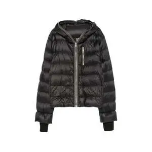 Rick Owens Quilted Down Jacket - Black
