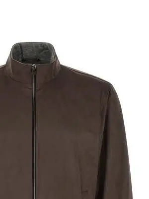 Herno Suede Effect Jacket