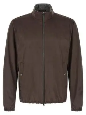 HERNO Herno Men Suede Effect Jacket