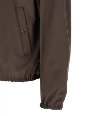 Herno Suede Effect Jacket - Brown