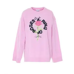 Ganni Long Sleeve Sweaters For Women