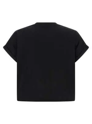 Balmain Cropped T-shirt - Black