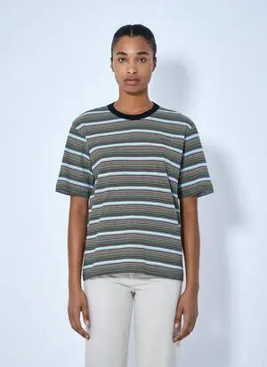 Marni Striped Crewneck T-shirt - Blue
