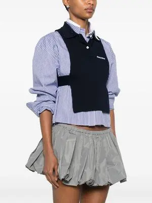 Miu Miu Cotton Polo Top - Multicolor