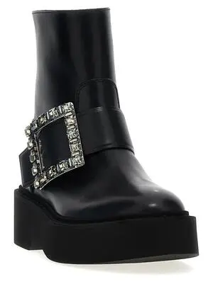 ROGER VIVIER Viv Rangers' Ankle Boots