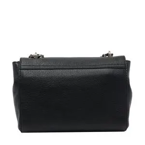 Mulberry Lily Glossy Crossbody Bag - Black