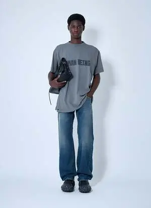 Balenciaga Low Rise Jeans - Multicolor