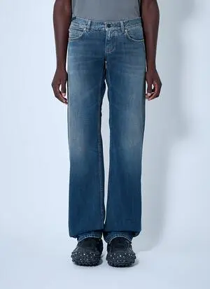 Balenciaga Low Rise Jeans - Multicolor