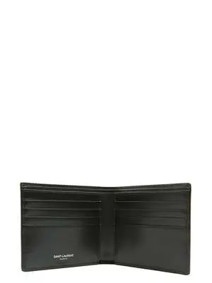 Saint Laurent Logo Wallet - Black