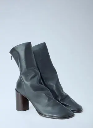 LEMAIRE Glove Ankle Boots - Black