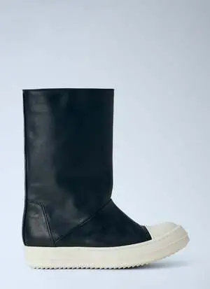 Rick Owens Tower High Leather Boots