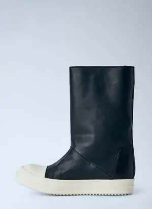Rick Owens Tower High Leather Boots