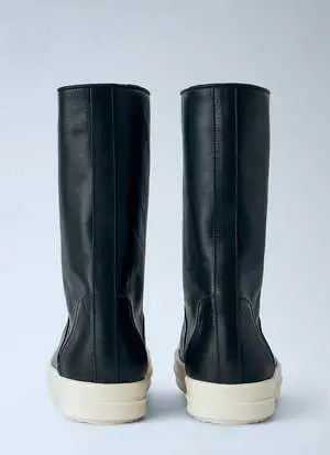 Rick Owens Tower High Leather Boots