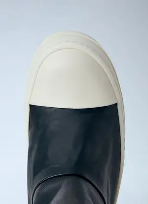 Rick Owens Tower High Leather Boots - Black