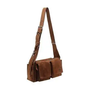 Miu Miu Suede Utilitaire Crossbody Bag