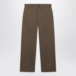 Prada Technical Canvas Trousers - Brown