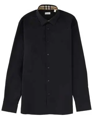 Burberry Cotton Shirt - Black