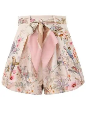 Zimmermann Zimmermann Women Rebellion Pleated Shorts Multicolor