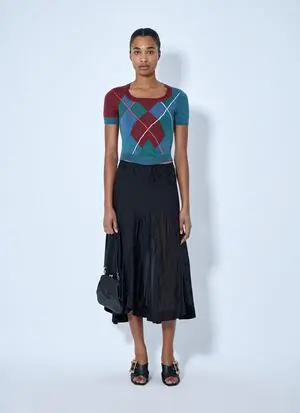 VIVIENNE WESTWOOD Argyle Bodice Tee - Green