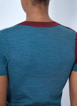 VIVIENNE WESTWOOD Argyle Bodice Tee - Green