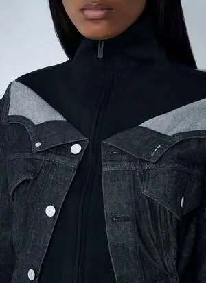 Yohji Yamamoto Paneled Denim Jacket
