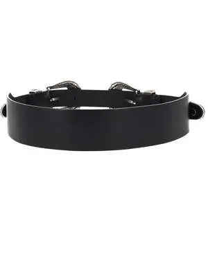GOLDEN GOOSE Double Buckle Belt