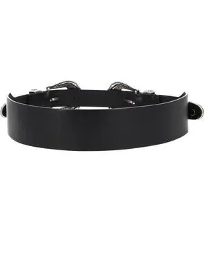 GOLDEN GOOSE Double Buckle Belt