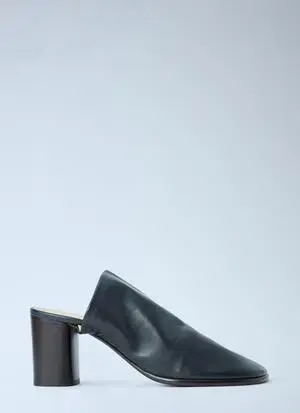 LEMAIRE Glove Mules - Black