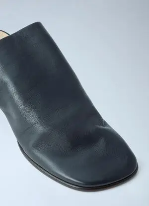 LEMAIRE Glove Mules - Black
