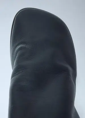 LEMAIRE Glove Mules - Black
