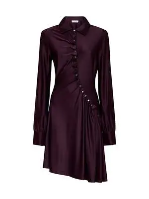 Rabanne Jersey Asymmetric Mini Dress - Multicolor
