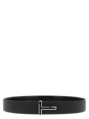 TOM FORD Reversible Buckle Belt - Black