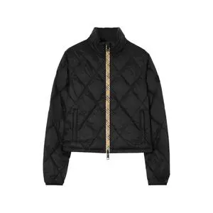 Burberry Quilted Ripstop Nylon Bramford Puffer Jacket - Black