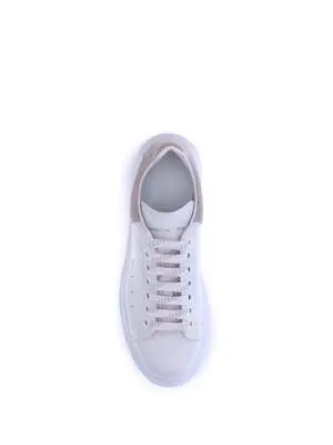 Alexander McQueen Leather Sneakers - White