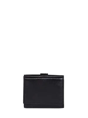 Chloé Black Paddington Mini Tri-fold Wallet